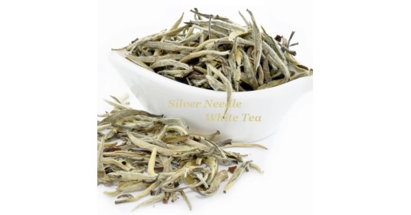 Silver Needle in Latch Lock Silver Tea Tin 5oz for $69.00